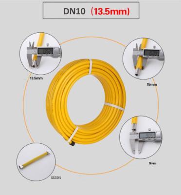 China DN10 Gas Hose For Commercial Kitchen Rohs Certified  High Pressure Resistant for sale