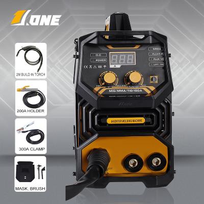 China Electric 3 In 1 Inverter Welding Machine 110V 220V Gasless MIG Welder for sale