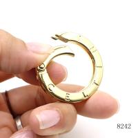 China Custom 1 Inch Spring O Ring Mirror Finish Gold for Key Rings Bags OEM for sale