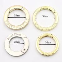 China Custom 1 Inch Spring O Ring Mirror Finish Gold for Key Rings Bags OEM for sale