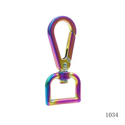 China 10mm Swivel Snap Hook Mirror Finish Keychain Snap Hook Corrosion Resistant for sale