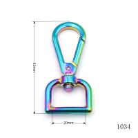 China 10mm Swivel Snap Hook Mirror Finish Keychain Snap Hook Corrosion Resistant for sale