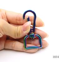 China 10mm Swivel Snap Hook Mirror Finish Keychain Snap Hook Corrosion Resistant for sale