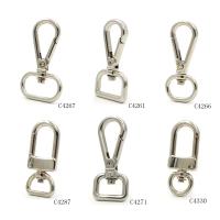 China 41mm Nickel Snap Hook OEM ODM Bag Snap Hook For Handbag Hardware for sale