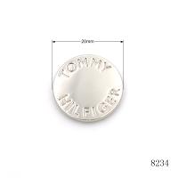 China 20mm Flat Zinc Alloy Metal Logo Rivet Custom Leather Rivets Studs for Bags for sale