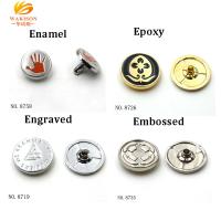 China 20mm Gold Zinc Alloy Leather Rivet with Custom Logo Black Enamel Filling for Premium Leathercraft for sale