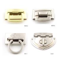 China Heavy Duty Metal Twist Lock for Bags 25mm Zinc Alloy Purse Closure Hardware for sale
