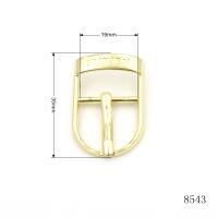 China 19mm Gold Plated Corrosion Resistant Metal Pin Buckle for Bags and Belts for sale