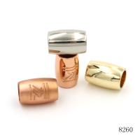 China Custom Logo 11x16mm 3.6g Zinc Alloy Spacer Beads for Jewelry Bracelet Making for sale