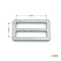 China 40mm Heavy Duty Tri Glide Metal Square Buckle for Webbing Strap Zinc Alloy for sale