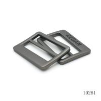 China 38mm Matte Gunmetal Sliding Buckle Zinc Alloy Thick Head Bag Strap Adjuster for sale