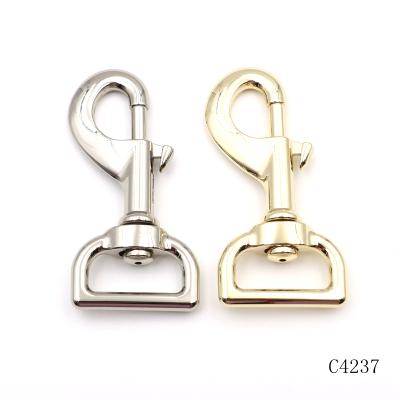 China 73mm Heavy Duty Zinc Alloy Dog Leash Clip 150kg 360° Swivel Bolt Snap Hook for sale
