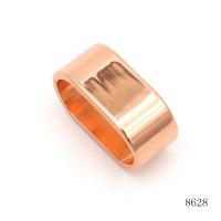 China 20mm Rose Gold Metal Belt Loop Keeper Oval Shape for Straps and Belts for sale