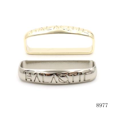 China 40mm D Shape Belt Keeper | Custom Engraving Logo Belt Loop Slider for sale