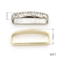 China 40mm D Shape Belt Keeper | Custom Engraving Logo Belt Loop Slider for sale