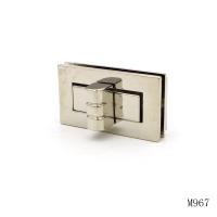 China 40mm Metal Bag Lock Nickel Plated Handbag Lock Hardware Rectangular for sale