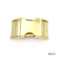China Heavy Duty 25mm Quick Release Metal Buckle for Dog Collar Zinc Alloy Gold Plated for sale
