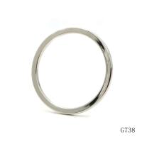 China 60mm Flat Die Cast Zinc Alloy Metal O Ring for Hardware and Crafts for sale
