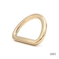 China 25mm Metal D Ring Shiny Flat D Ring Corrosion Resistant For Bag Making for sale