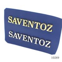 China Custom Zinc Alloy Metal Logo Plates for Handbags Hypoallergenic Corrosion Resistant 1-5cm Sizes for sale