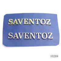 China Custom Zinc Alloy Metal Logo Plates for Handbags Hypoallergenic Corrosion Resistant 1-5cm Sizes for sale