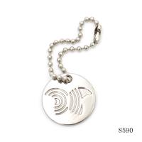 China Custom 24mm Round Metal Logo Tag for Handbags Zinc Alloy Die Cast OEM ODM for sale