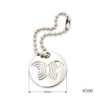 China Custom 24mm Round Metal Logo Tag for Handbags Zinc Alloy Die Cast OEM ODM for sale