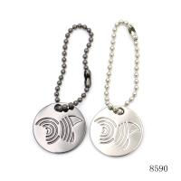 China Custom 24mm Round Metal Logo Tag for Handbags Zinc Alloy Die Cast OEM ODM for sale