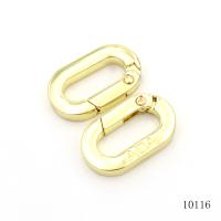 China Custom Engraved Oval Spring Ring Clasp Zinc Alloy Key Chain Accessories 30mm for sale