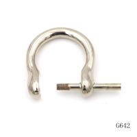 China Screw D Ring Buckle Zinc Alloy 20mm Metal D Ring for Purse Bag Hardware for sale