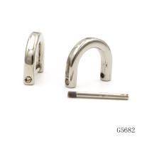 China Zinc Alloy Screw Openable D Ring 25mm Heavy Duty Corrosion Resistant Bag Hardware for sale