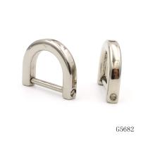 China Zinc Alloy Screw Openable D Ring 25mm Heavy Duty Corrosion Resistant Bag Hardware for sale
