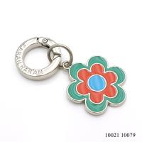 China Zinc Alloy Soft Enamel Flower Bag Charm Colorful Custom for Handbags Accessories for sale