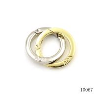 China Brass Spring O Ring Corrosion Resistant Round Carabiner Clips Customizable for sale