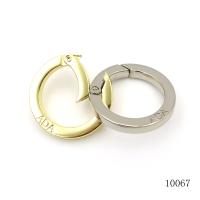 China Brass Spring O Ring Corrosion Resistant Round Carabiner Clips Customizable for sale