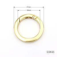 China 30mm Corrosion Resistant Spring O Ring Carabiner Clip Waterproof for Key Chain for sale