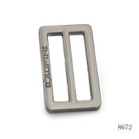 China Matte Gun Metal Zinc Alloy Strap Adjuster 3 Bar Triglide Buckle Corrosion Resistant for Bag Accessories for sale