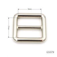 China Zinc Alloy Tri Glide Slide Buckle for Bag Pet Collar Strap Adjuster Custom Logo Engraving for sale