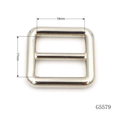 China Zinc Alloy Tri Glide Slide Buckle for Bag Pet Collar Strap Adjuster Custom Logo Engraving for sale