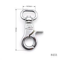 China Heavy Duty Zinc Alloy Swivel Snap Hook for Purses 30mm Anti Corrosion Bag Clasp for sale