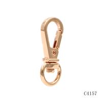 China 17mm Swivel Snap Hook Gold Rose Gold Swivel Clasp Hooks for Keychain Accessories Zinc Alloy for sale