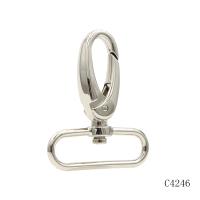 China 41mm Nickel Snap Hook OEM ODM Bag Snap Hook For Handbag Hardware for sale