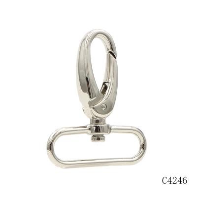 China 41mm Nickel Snap Hook OEM ODM Bag Snap Hook For Handbag Hardware for sale