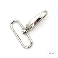 China 41mm Nickel Snap Hook OEM ODM Bag Snap Hook For Handbag Hardware for sale