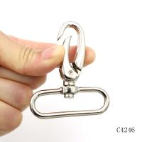 China 41mm Nickel Snap Hook OEM ODM Bag Snap Hook For Handbag Hardware for sale