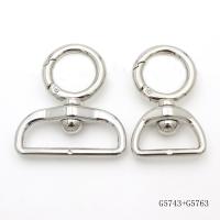 China Zinc Alloy Swivel Snap Hook 38mm Nickel Plated Heavy Duty Swivel Hooks for Industrial Use for sale