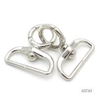China Zinc Alloy Swivel Snap Hook 38mm Nickel Plated Heavy Duty Swivel Hooks for Industrial Use for sale