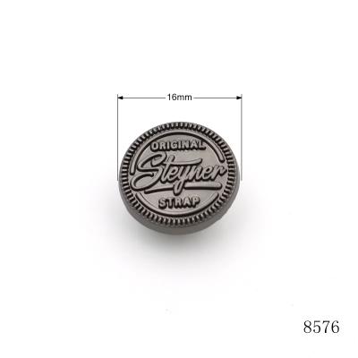 China Custom Zinc Alloy Logo Rivets 4-8mm Small Hat for Bags Leather Clothing for sale