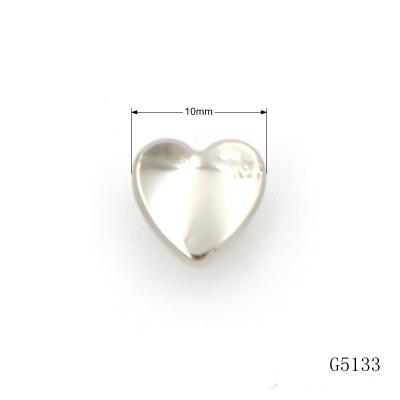 China Zinc Alloy Flat Rivet 10mm Corrosion Resistant Metal Rivets for Leather Craft for sale