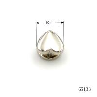 China Zinc Alloy Flat Rivet 10mm Corrosion Resistant Metal Rivets for Leather Craft for sale